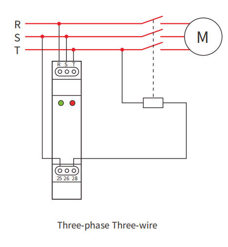 EKR8-7 Three-phase Three-wire Phase Sequence Voltage Protector Relay ...