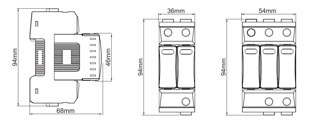 EKU5 Class T2 40kA DC SPD for Solar Photovoltaic PV System - ETEK Electric