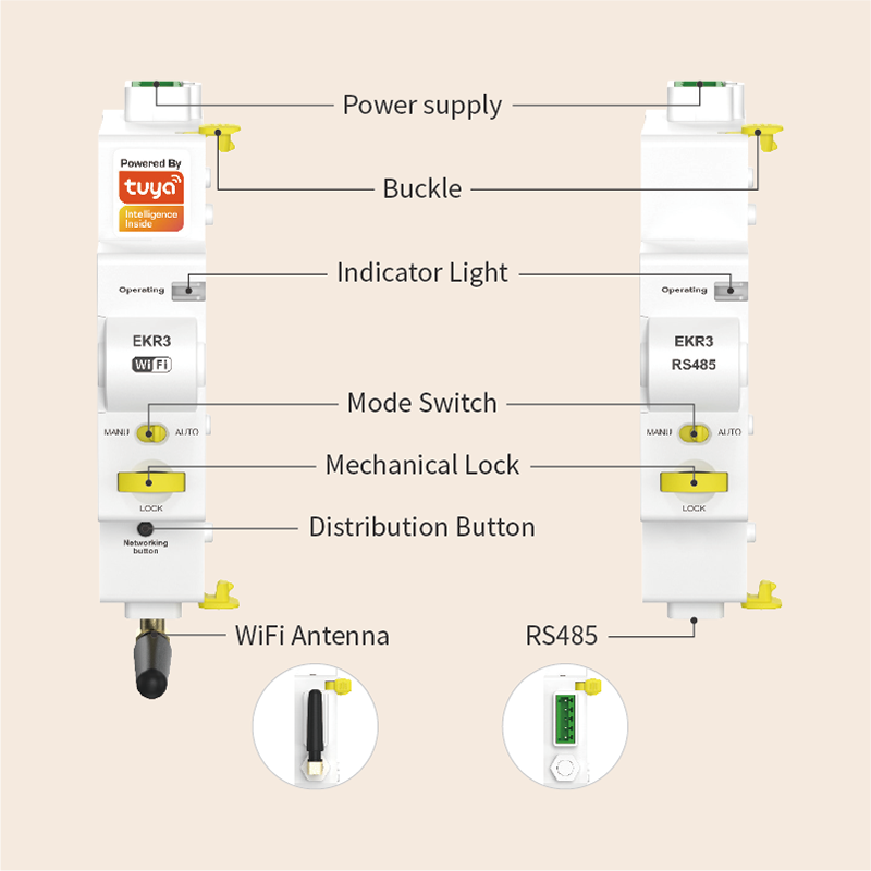 EKR3 Series Smart Circuit Breaker - ETEK Electric