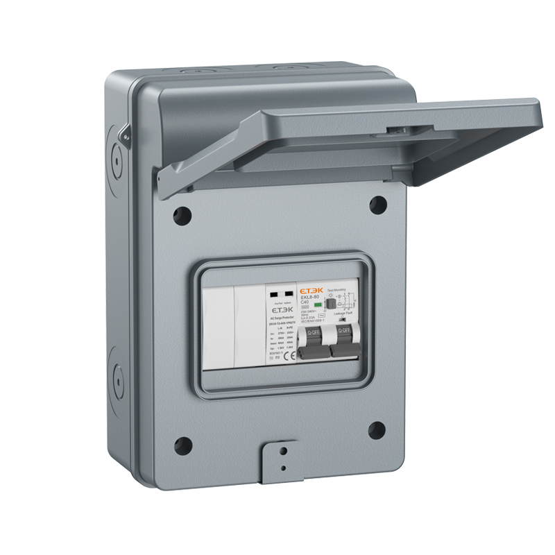 EKDB265P 5 Ways IP65 Rated Metal EV Distribution Board for home EV ...