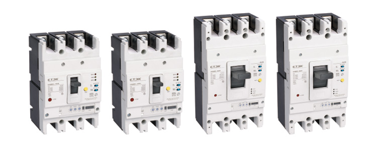 EKM8EL Electronic type MCCB with Earth-leakage protection - ETEK Electric